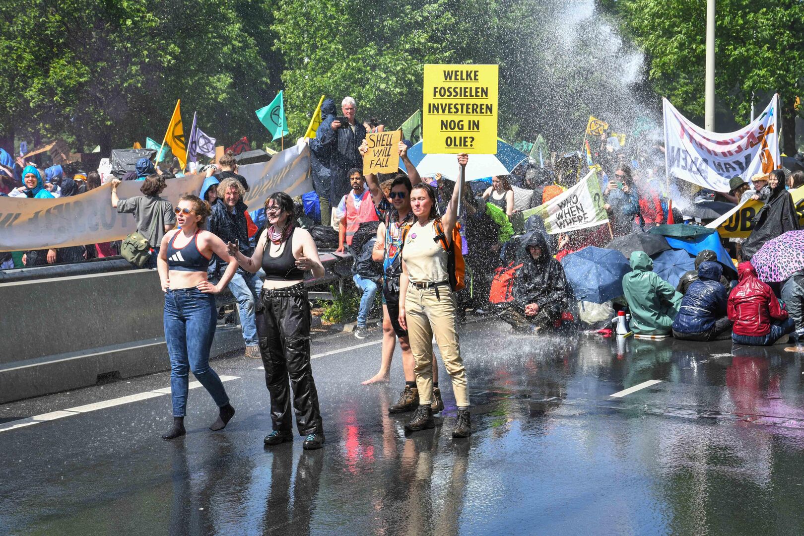 Demonstreren onder druk?